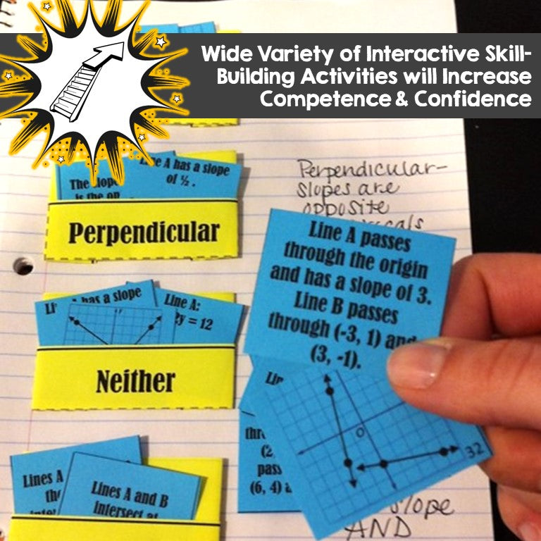 Linear Equations Bundle: Slope & Graphing | Activities, Games, Notes ...