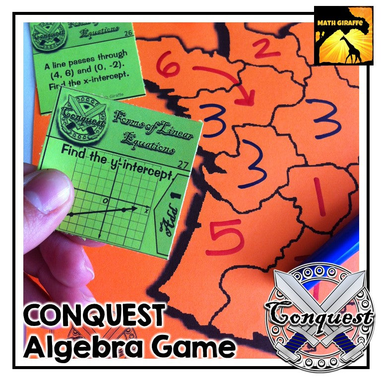 Math Conquest: An Ongoing Algebra Game – Math Giraffe Shop