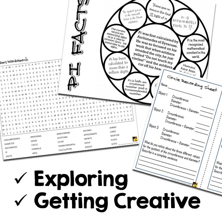 Pi Day Stations – Math Giraffe Shop